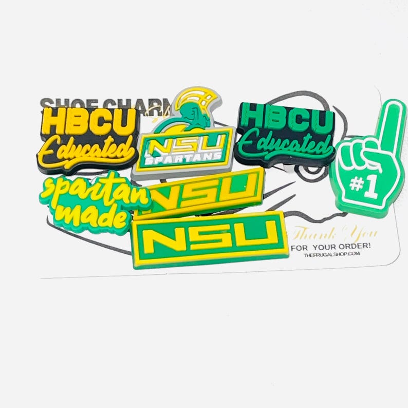 HBCU Shoe Charms: College Pride Bundle - Etsy