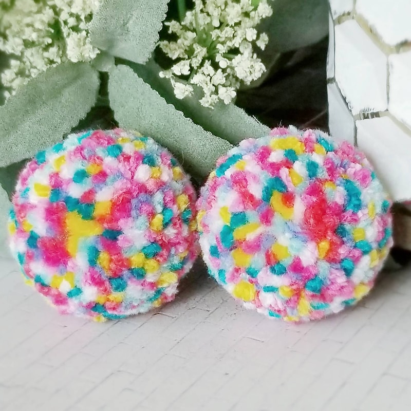 Pink Pom Puff - Etsy