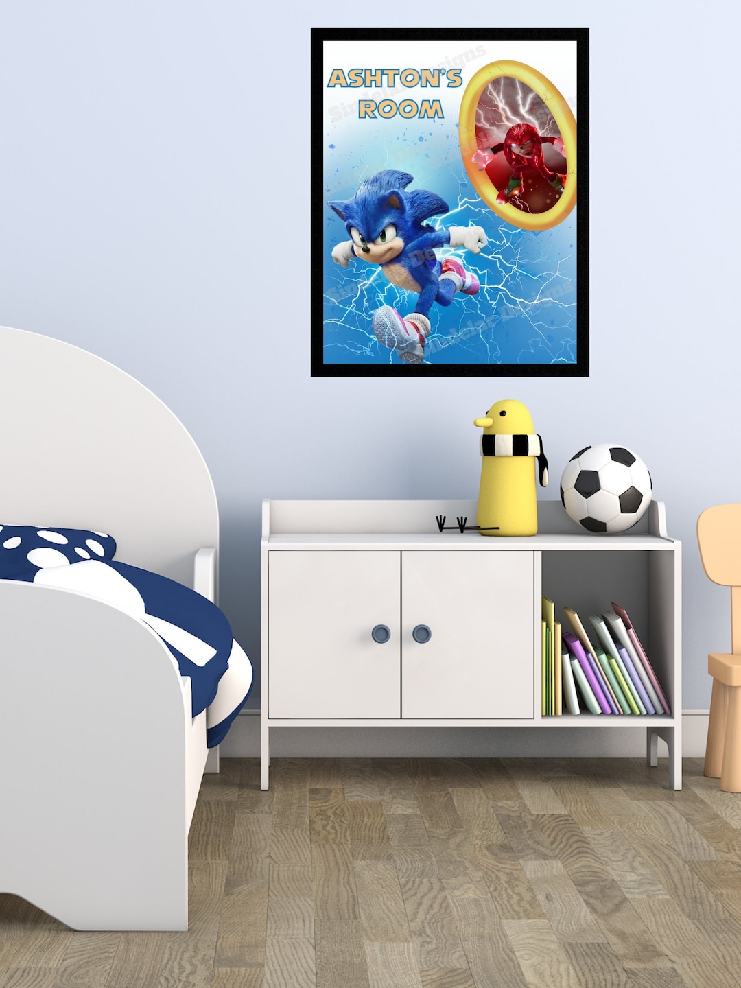 Custom Sonic Poster - Etsy