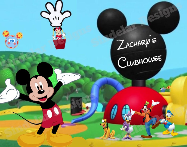 Mickey Mouse Clubhouse Custom Poster - Etsy