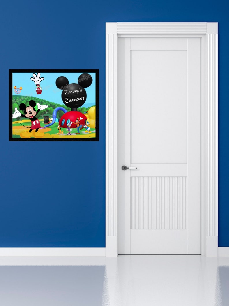 Mickey Mouse Clubhouse Custom Poster - Etsy