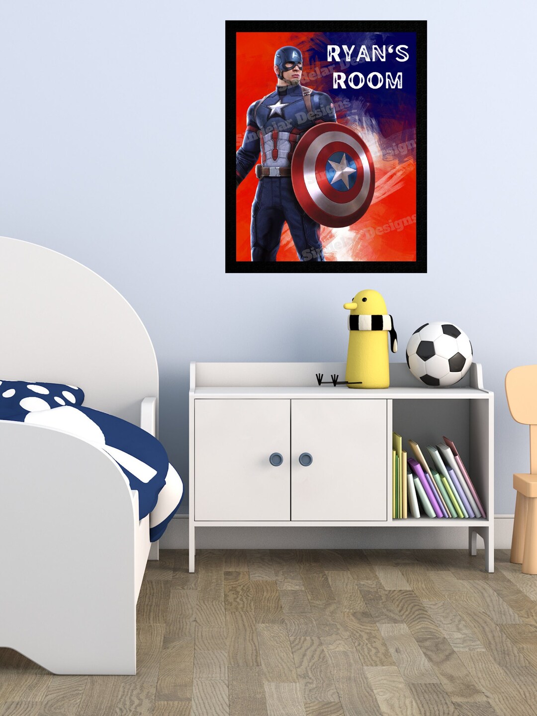 Captain America Custom Poster - Etsy