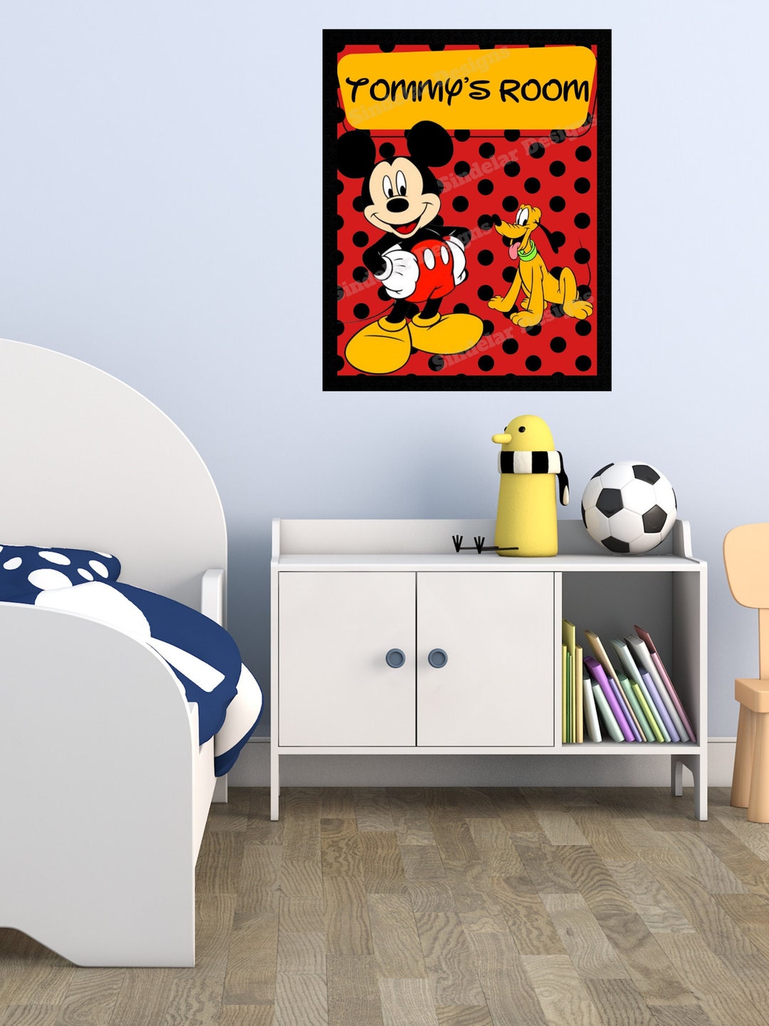 Mickey Mouse Custom Poster - Etsy