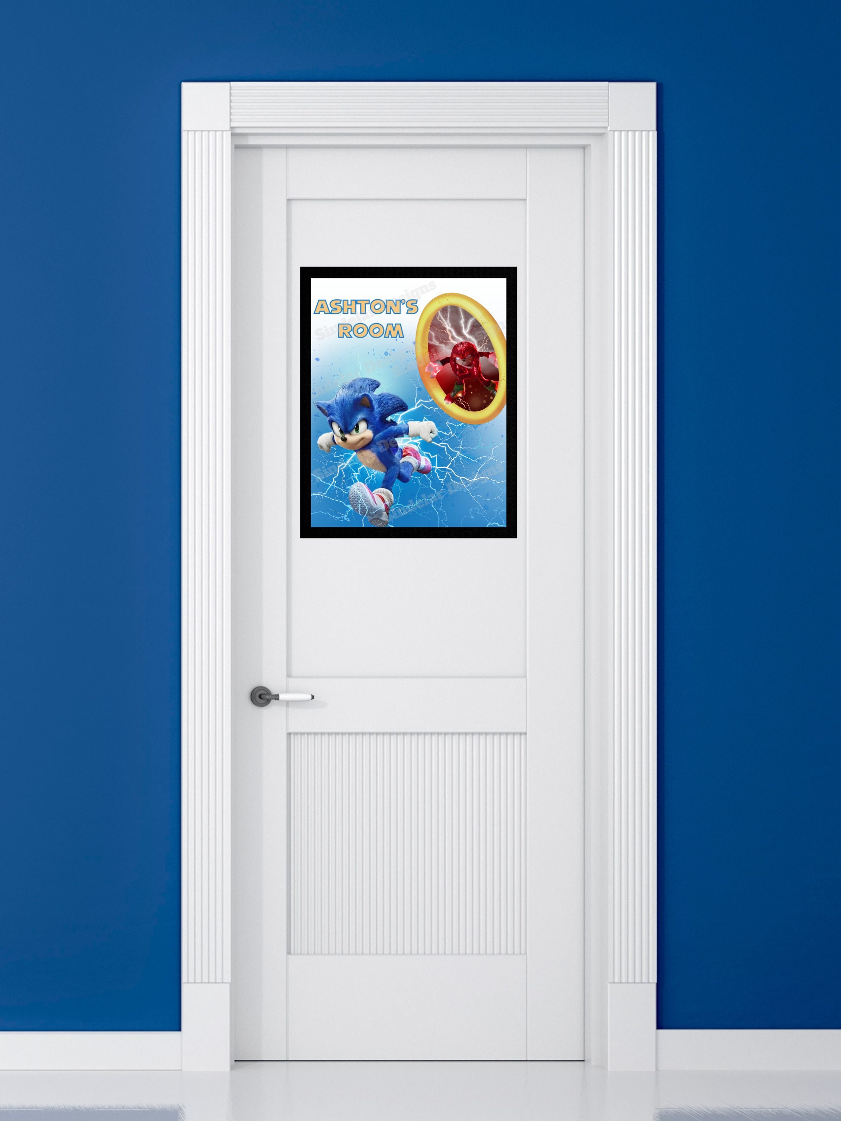 Custom Sonic Poster - Etsy