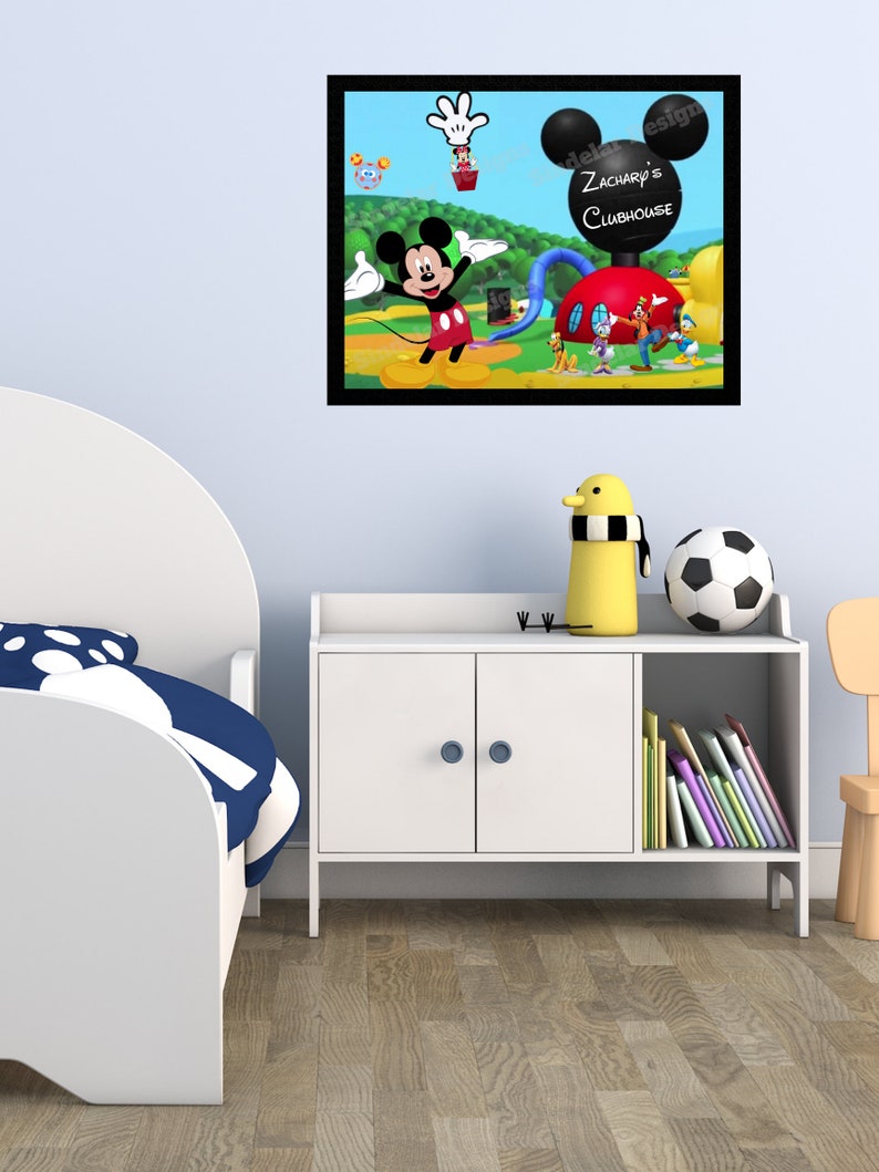 Mickey Mouse Clubhouse Custom Poster - Etsy