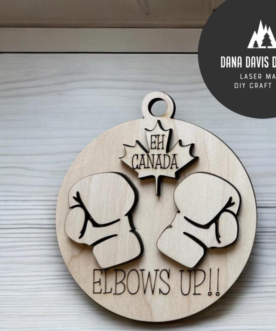 Elbows up Canada Ornament Laser File SVG SCORE - Etsy