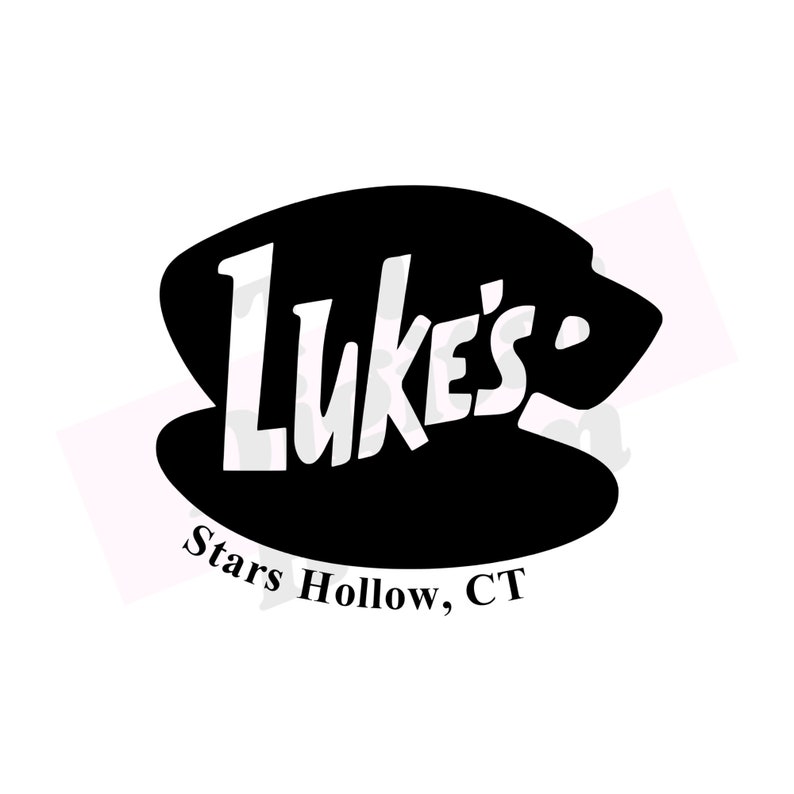Luke's Diner Gilmore Girls Digital Download SVG PNG | Etsy