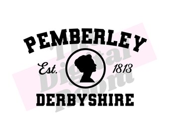 Pemberley Svg | Etsy