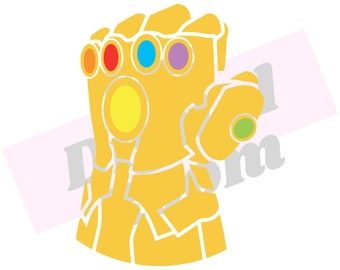Infinity Gauntlet Svg - Etsy UK
