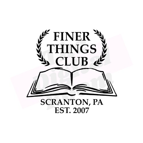Finer Things Club SVG Digital Cut File PNG - Etsy