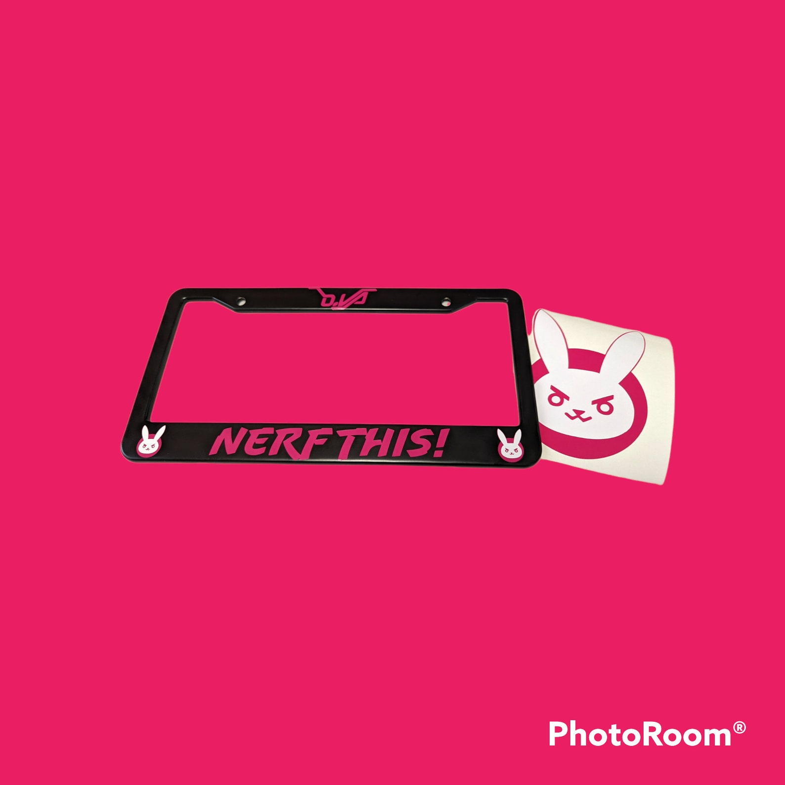 Custom Overwatch D.va License Plate Frame - Etsy