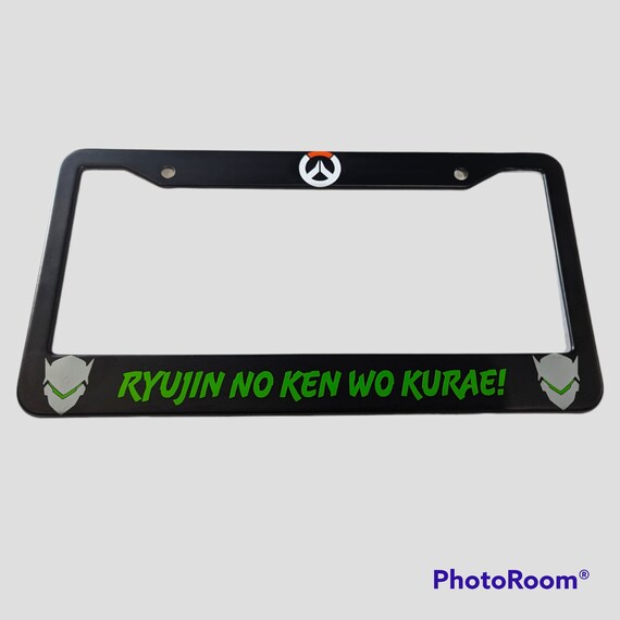 Custom Overwatch Genji Hero Car License Plate Frame - Etsy