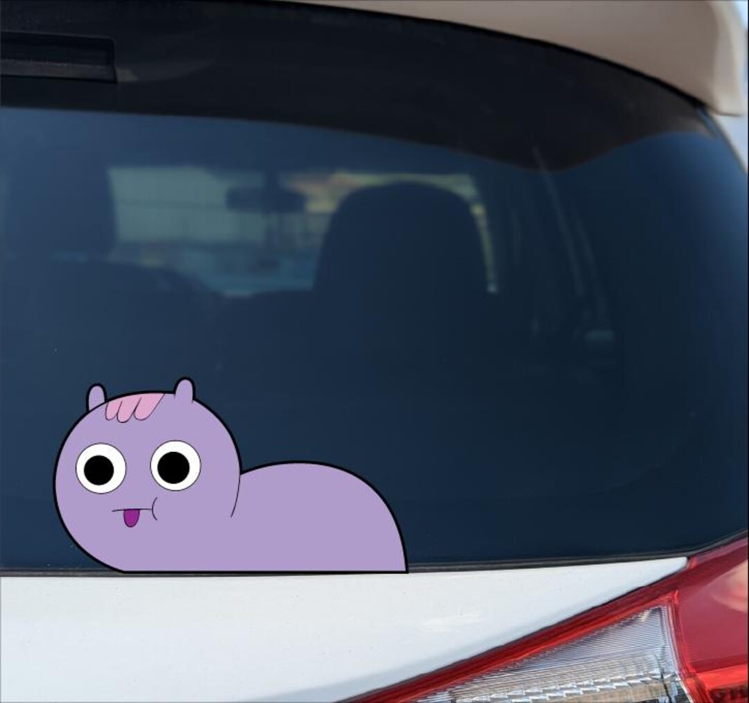 Adventure Time Poo Brain Horse Car Decal Sticker - Etsy