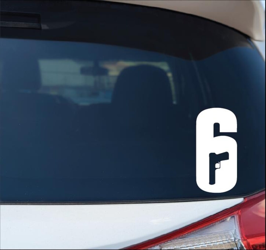 R6 Video Game Car Decal Sticker - Etsy
