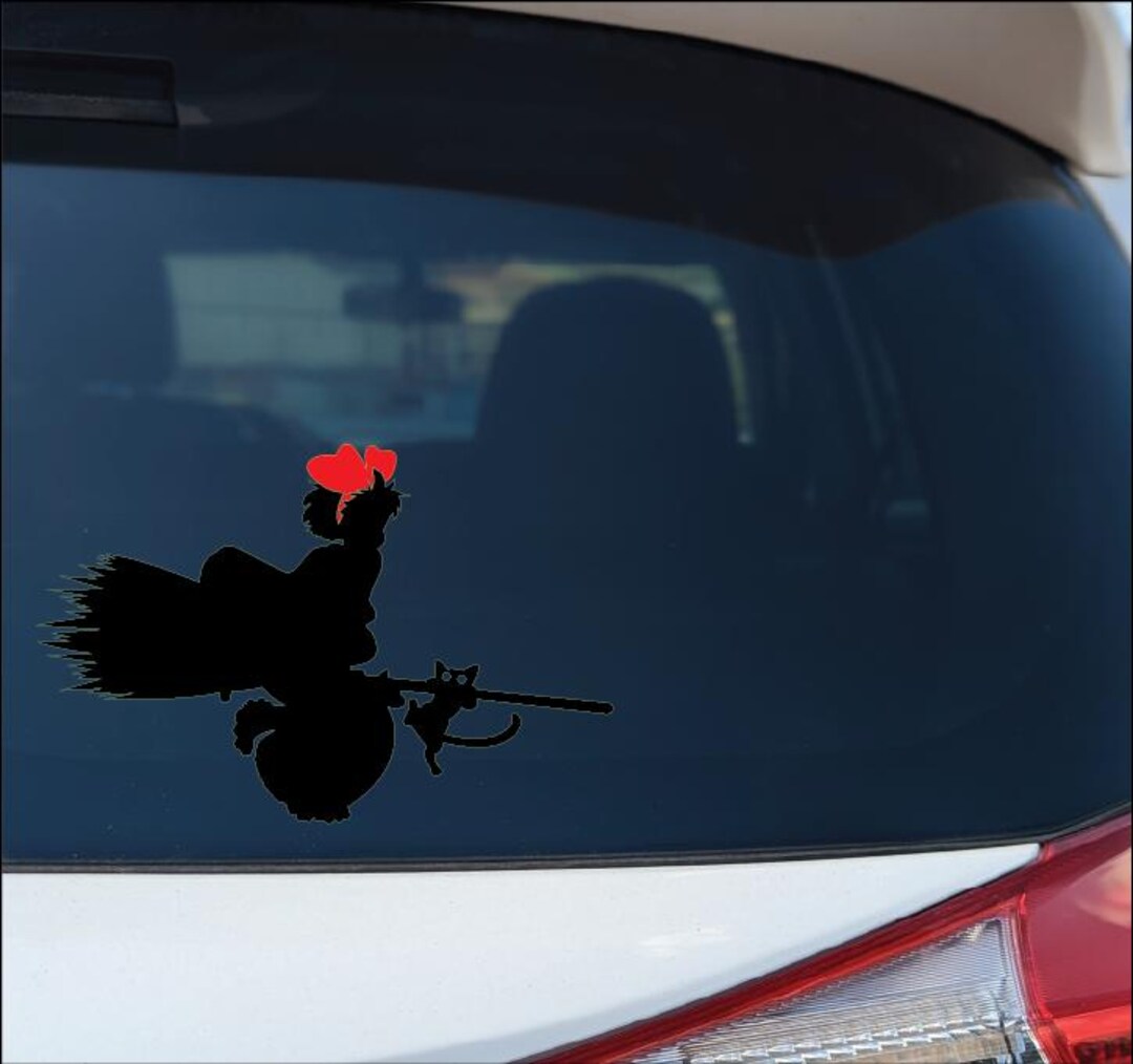 Studio Ghibli Kiki Car Decal Sticker - Etsy