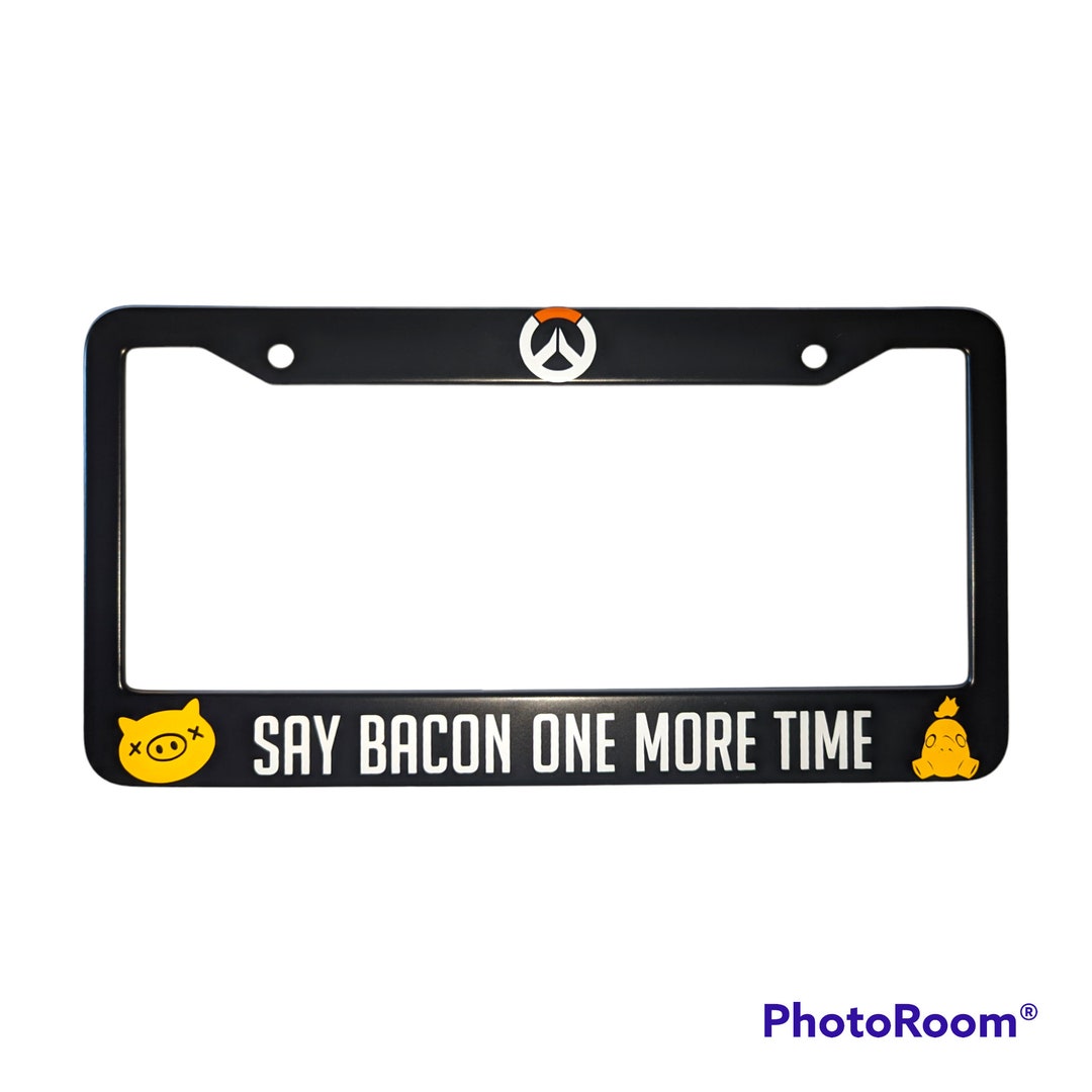 Custom Overwatch Roadhog Hero Car License Plate Frame - Etsy
