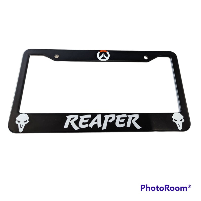 Custom Overwatch Reaper Hero Car License Plate Frame - Etsy