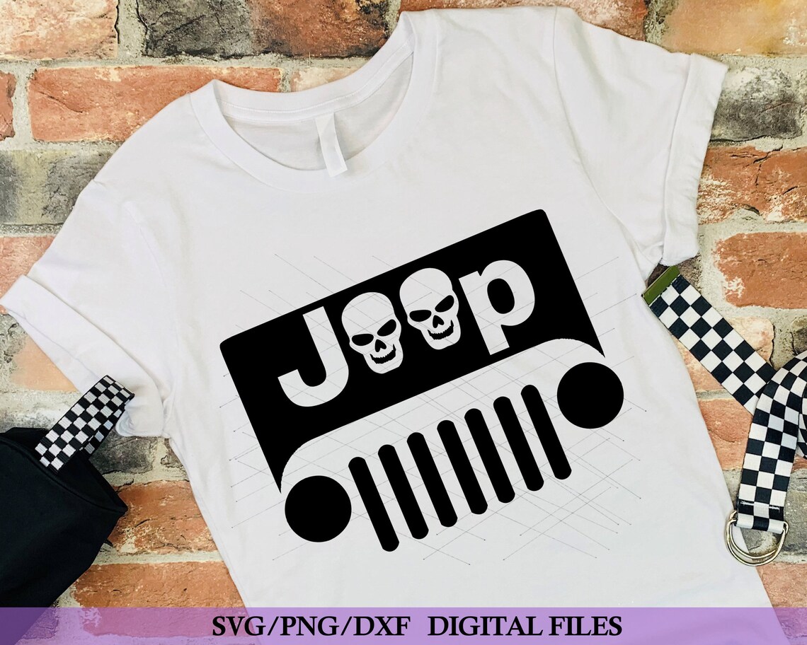 Jeep Grill with Skulls Svg Cut File SilhouetteCricutSvg | Etsy