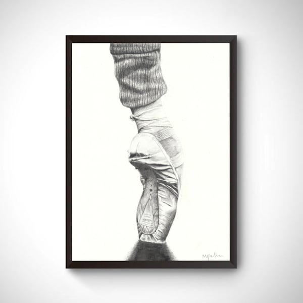 Pointe Shoe Art - Etsy
