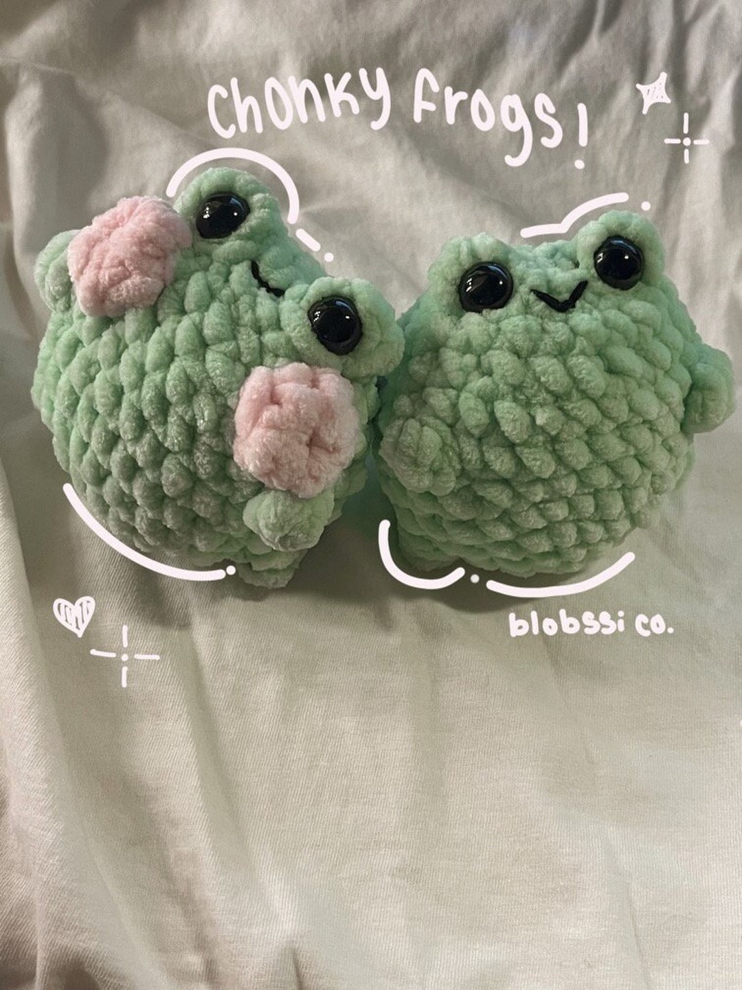 Chonky Frog | Mini Plushie - Etsy