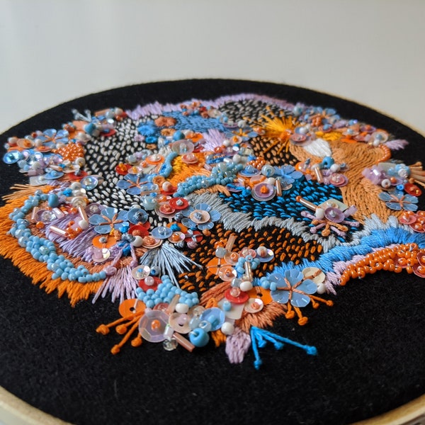 Abstract Embroidery - Etsy