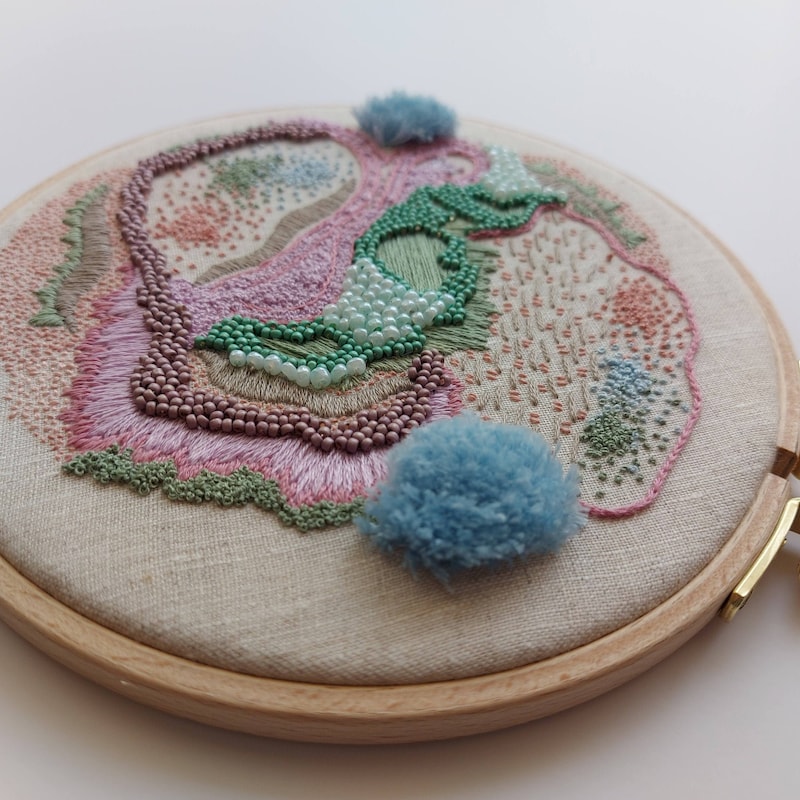 Abstract Embroidery - Etsy