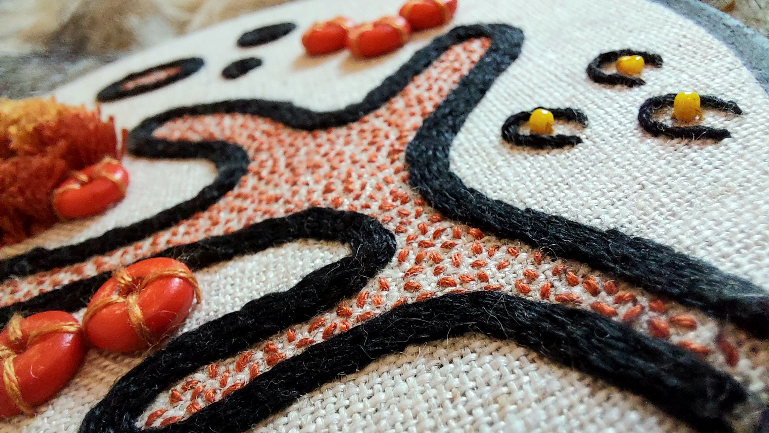 5-inch Abstract Hand Embroidery One of a Kind - Etsy