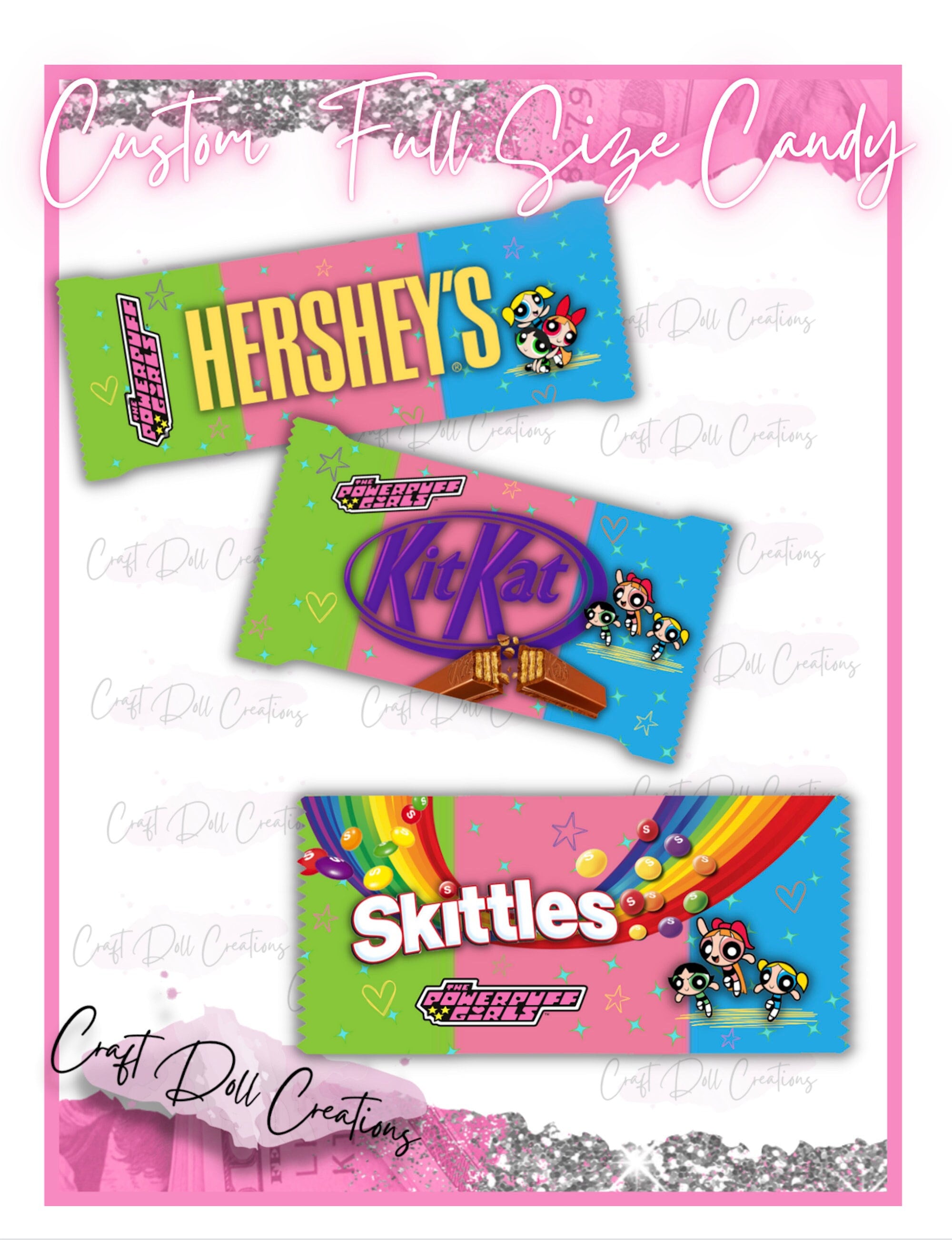 Custom Full Size Candy Bars - Etsy