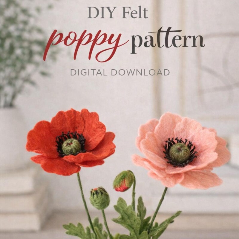 Poppy Pdf Template - Etsy UK