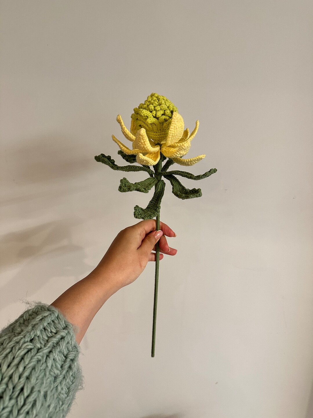 Crochet Single King Protea Flower Handmade Finished King Protea ...