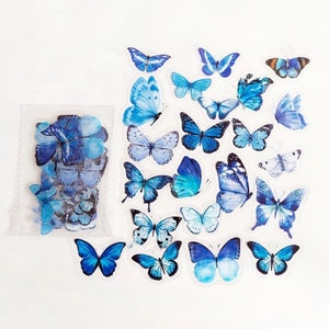 Butterfly Stickers, Nature Stickers, Butterfly Stickers for Scrapbook ...