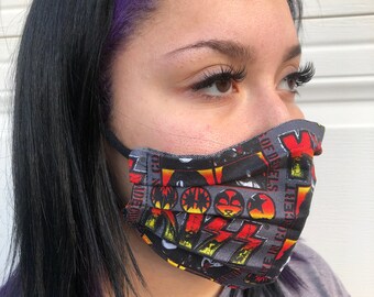 Kiss Band Face Mask | Etsy