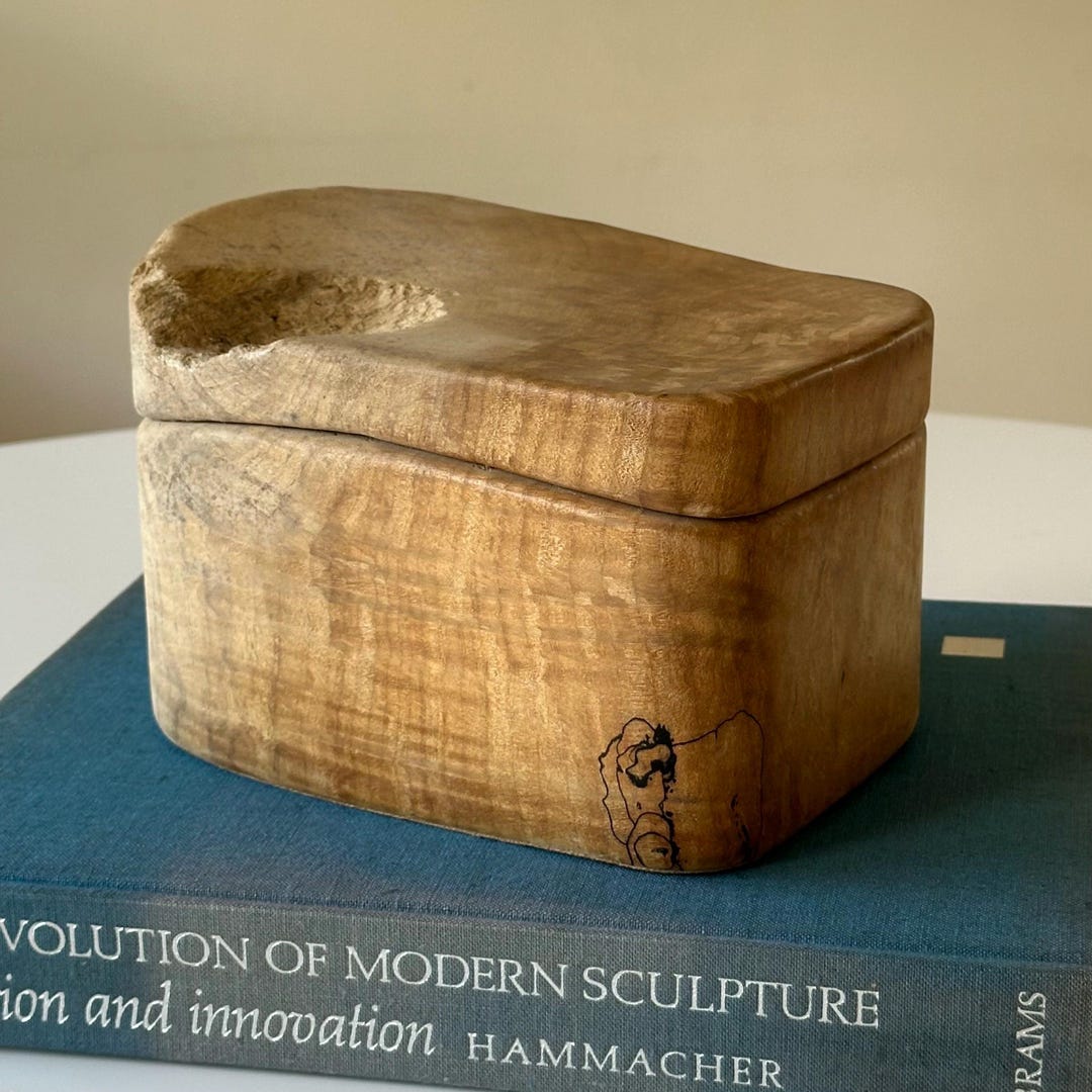 False Bay Box by Richard Nevels, Spalted Maple, Handmade Box - Etsy