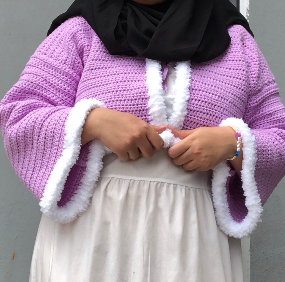 Crochet Peach Fuzz Cardi Crochet Pattern - Etsy