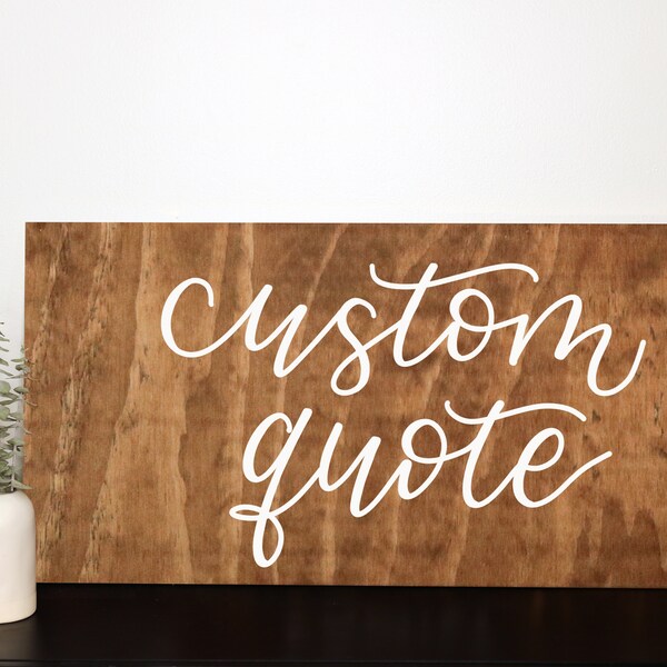 Hand Lettered Sign - Etsy