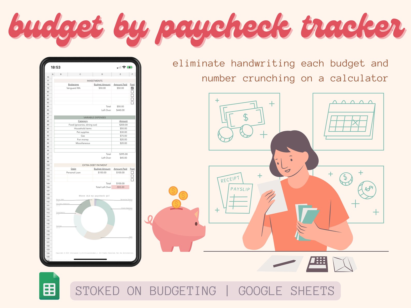 2-in-1: Budget by Paycheck and Variable Expense Tracker - Google ...