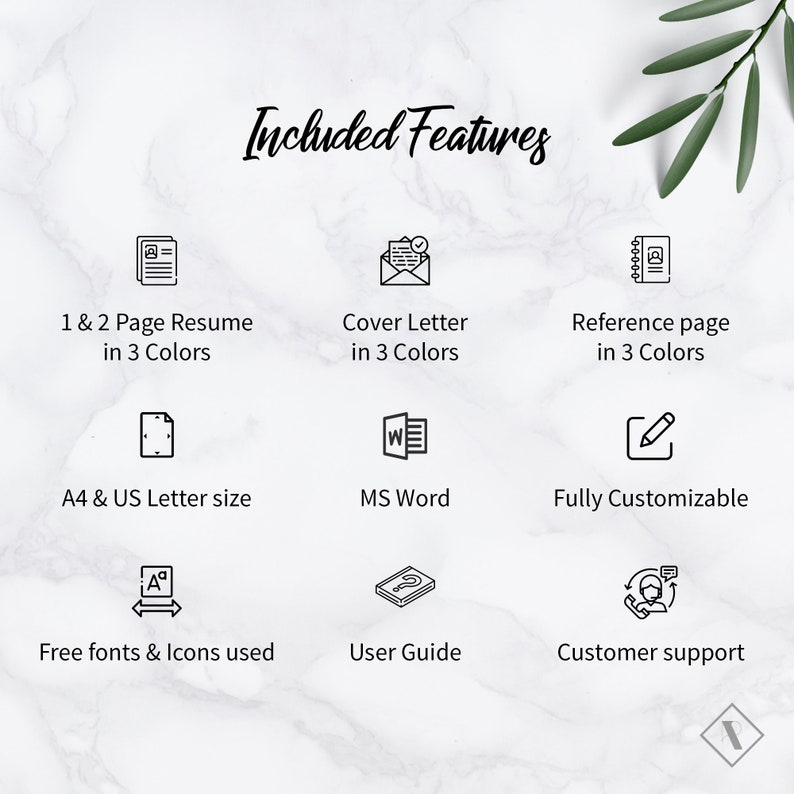 Creative Resume Template Bundle 3 Colors in 1 CV Template - Etsy