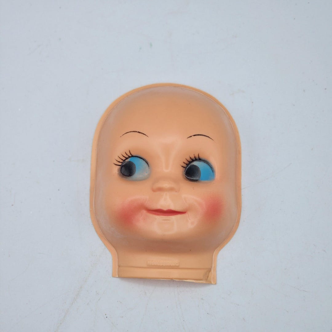 Vintage 4" Plastic Doll Head Face 1/2 Head Vintage Doll - Etsy