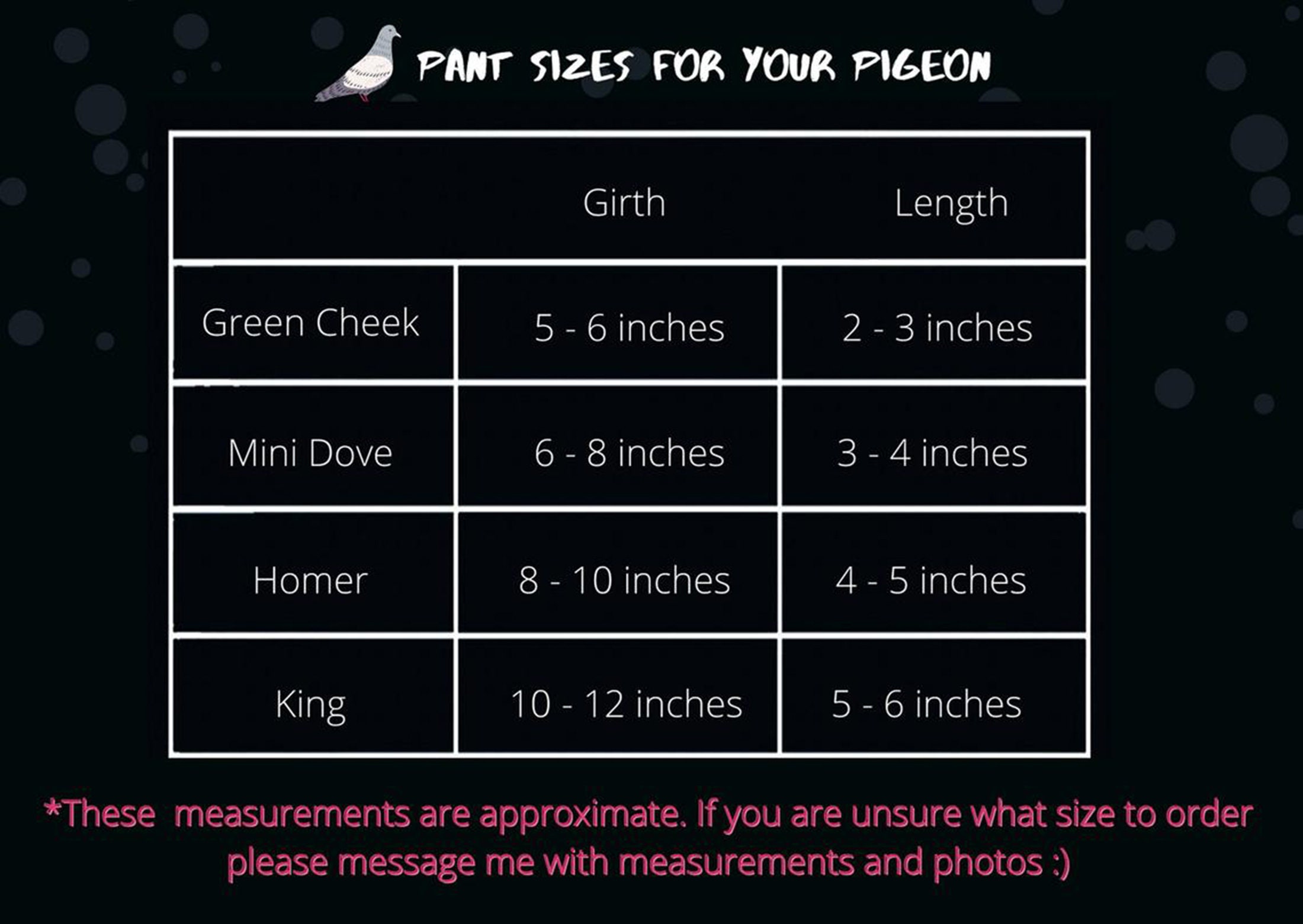 Pigeon & Dove Pants Bird Parrot Diaper Flight Suit Diaper | Etsy