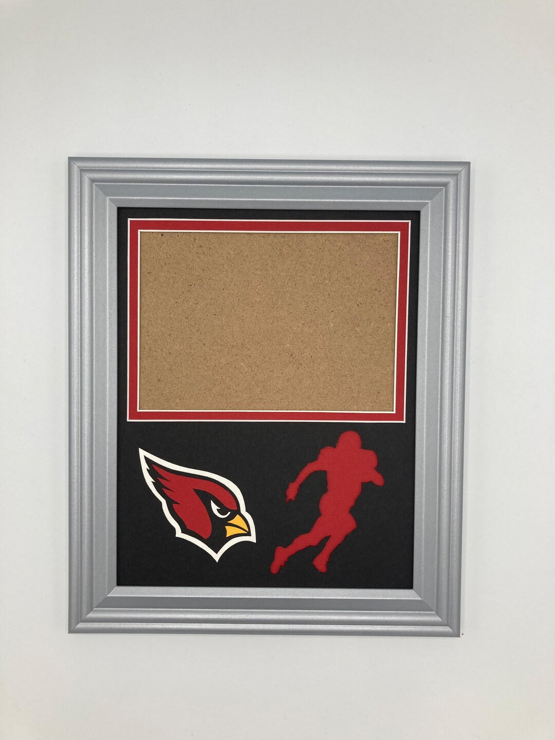 Arizona Cardinals Silhouette Photo Frame - Etsy