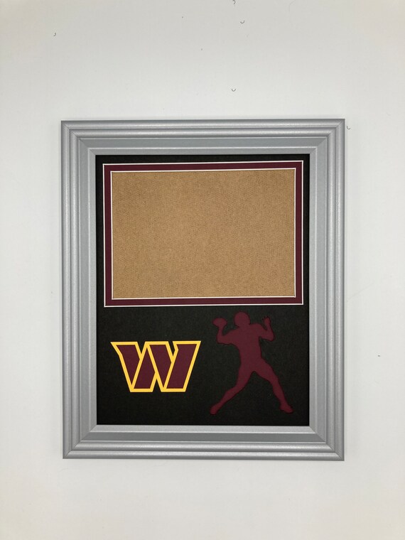 Washington Commanders Silhouette Photo Frame - Etsy