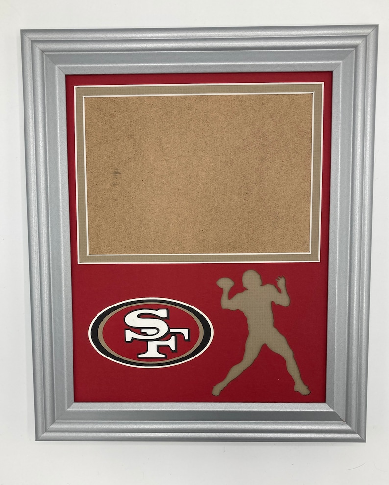 San Francisco 49ers Silhouette Photo Frame - Etsy
