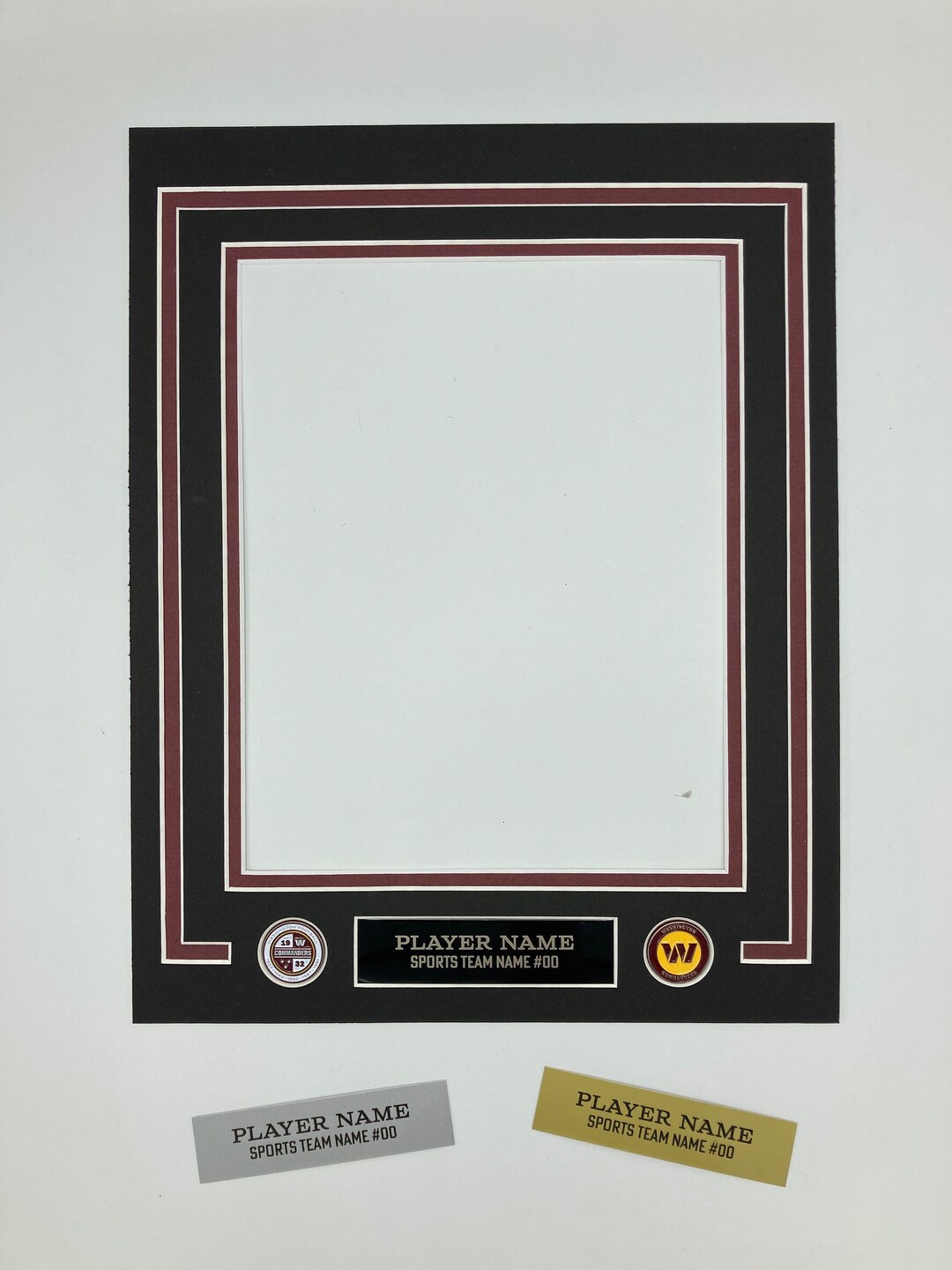Washington Commanders Matting for Memorabilia - Etsy