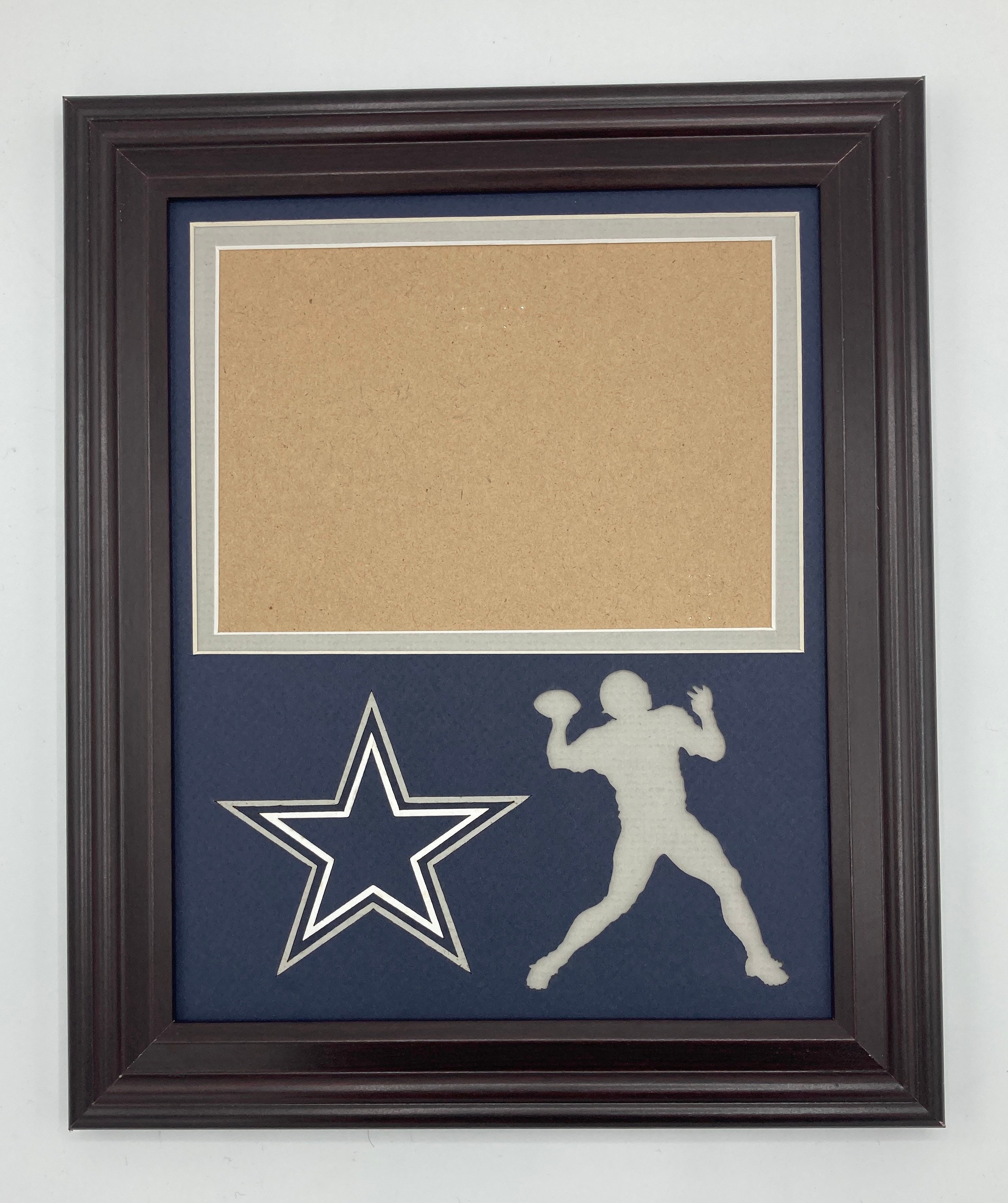 Dallas Cowboys Silhouette Photo Frame - Etsy