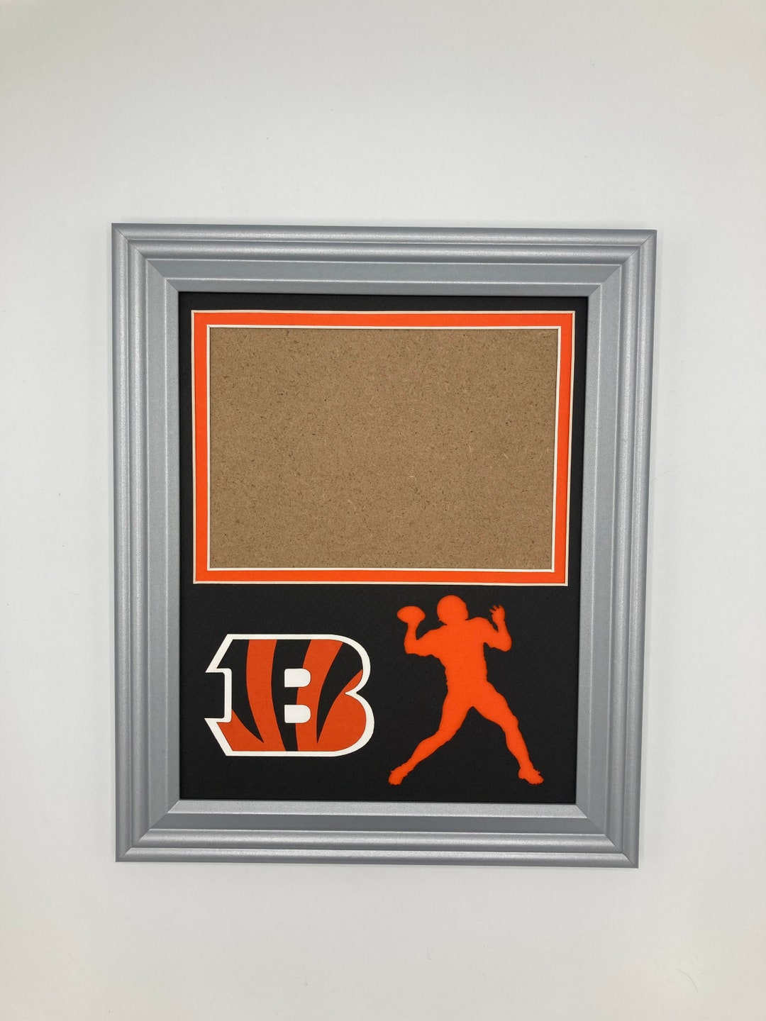 Cincinnati Bengals Silhouette Photo Frame - Etsy