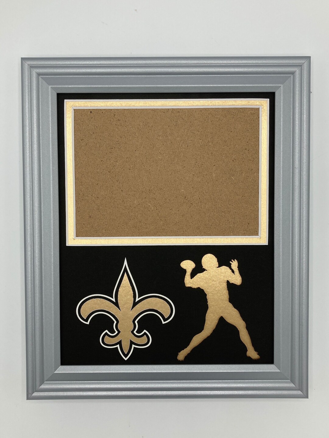 New Orleans Saints Silhouette Photo Frame - Etsy