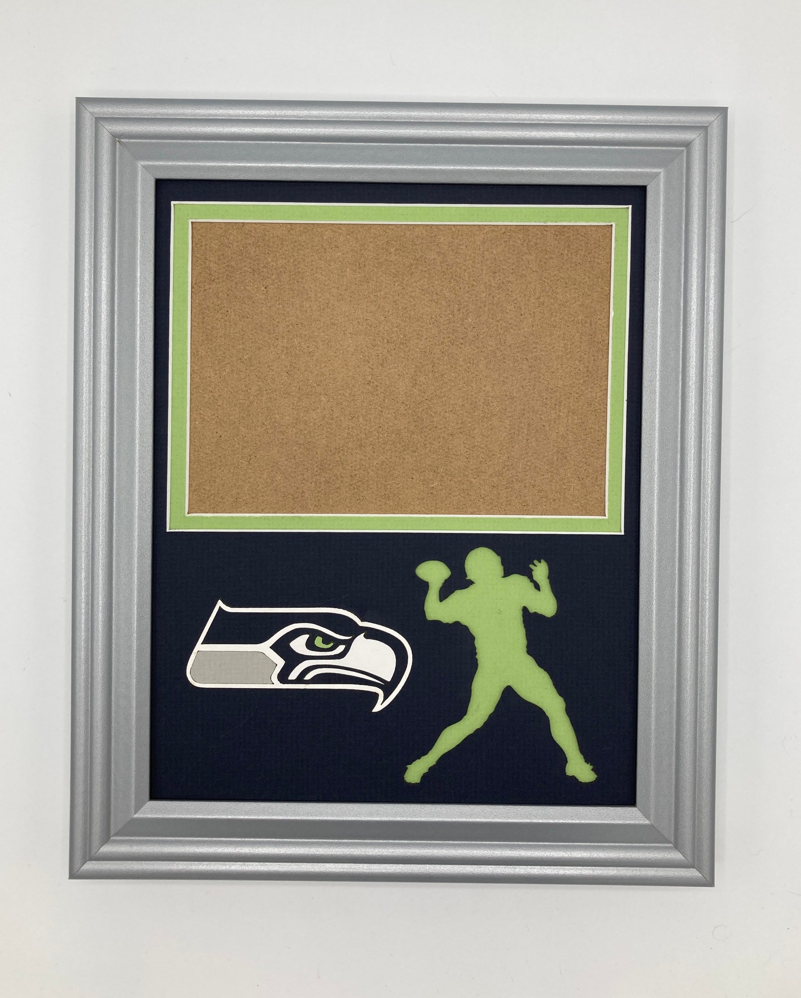 Seattle Seahawks Silhouette Photo Frame - Etsy
