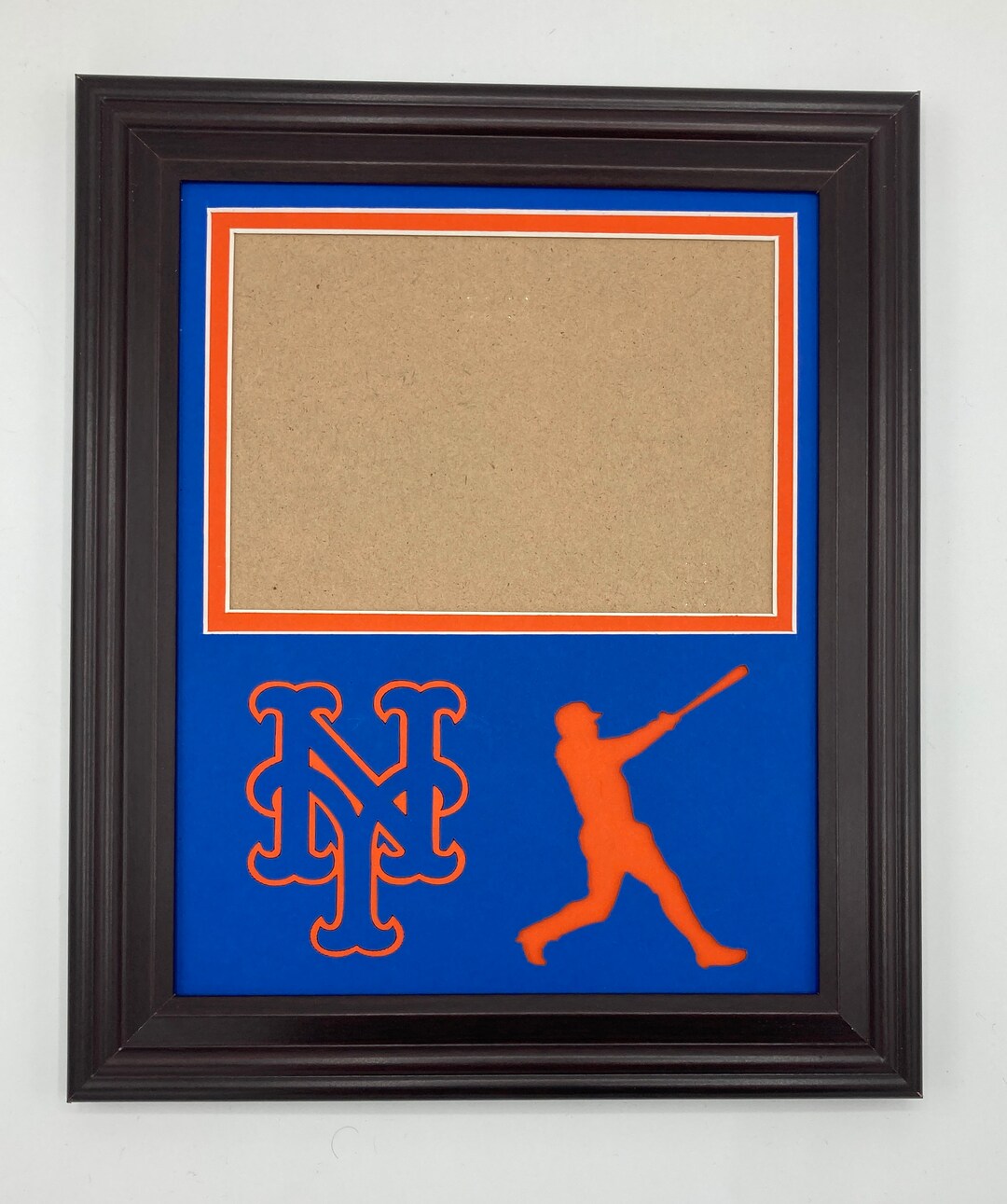 New York Mets Silhouette Photo Frame - Etsy