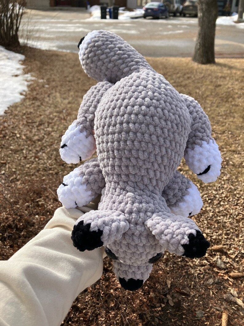 Sleepy Wolf Crochet PDF Pattern - Etsy