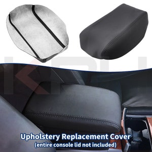 Fits Toyota Highlander 2008-2013 Vinyl Leather Center Console Lid ...